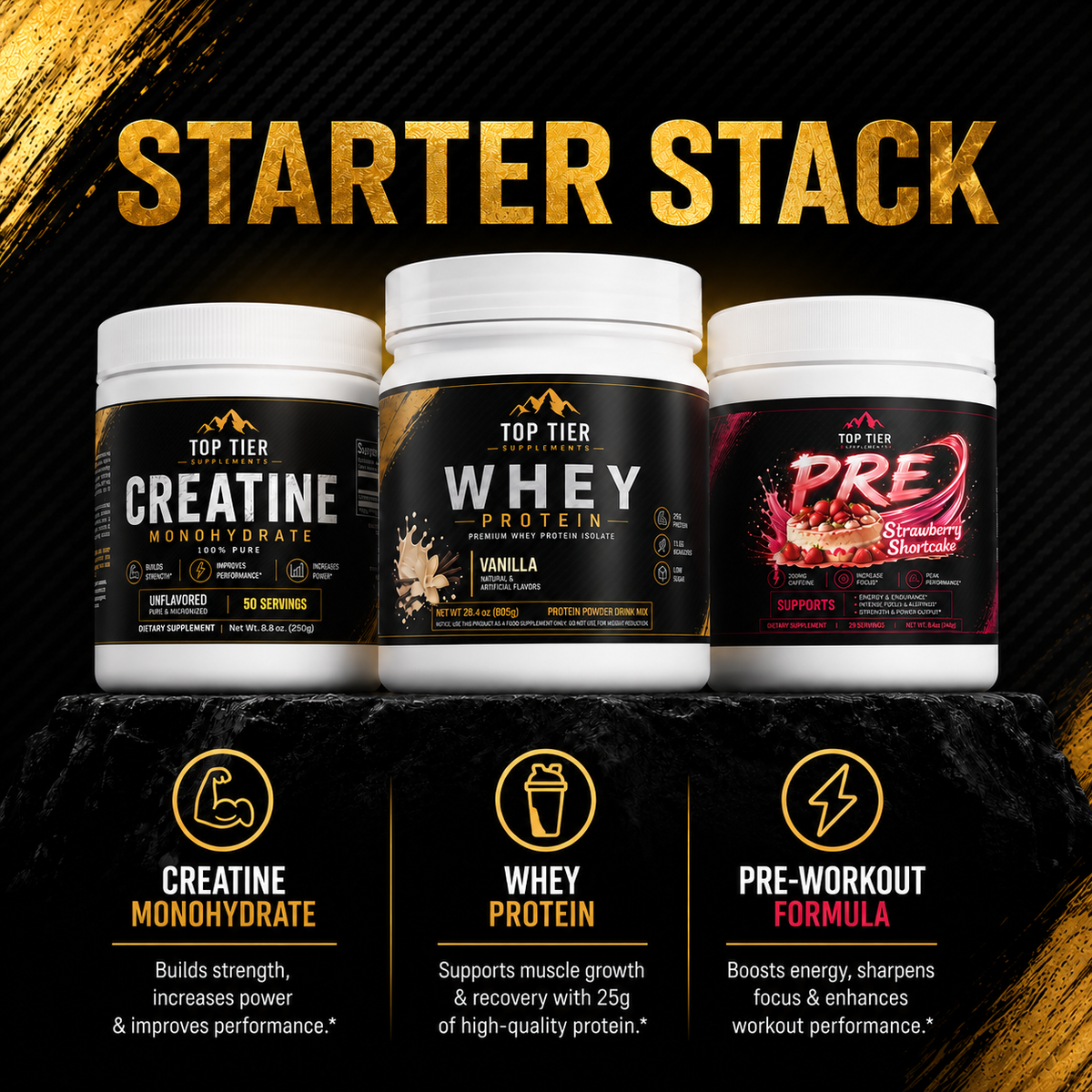 Starter Stack – Top Tier Supplements